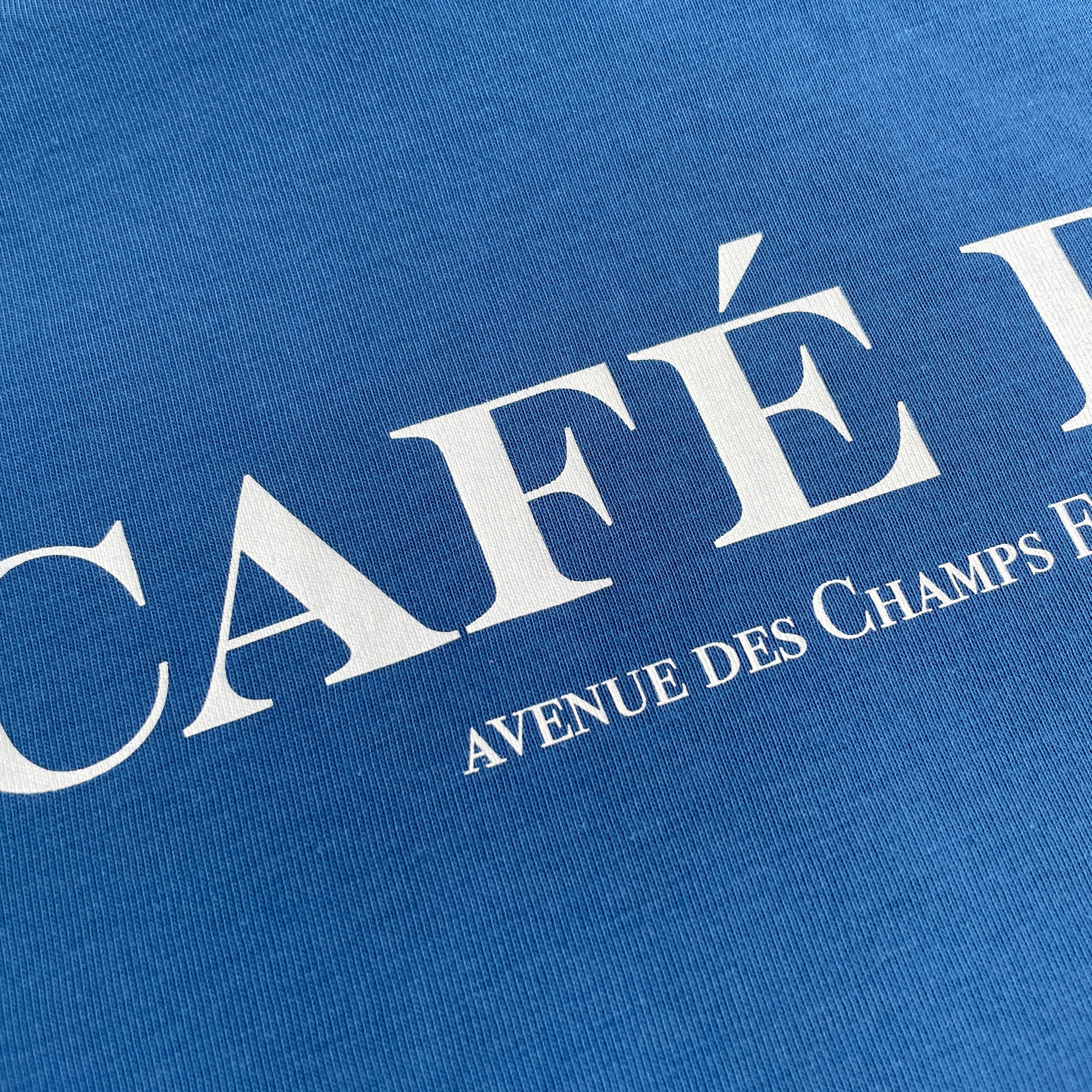 Café Bleu t-shirt | Le Moderniste